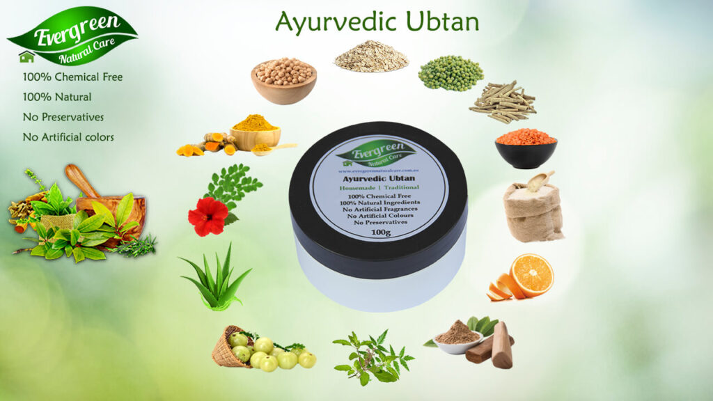Ayurvedic Ubtan (100g) - Evergreen Natural Care