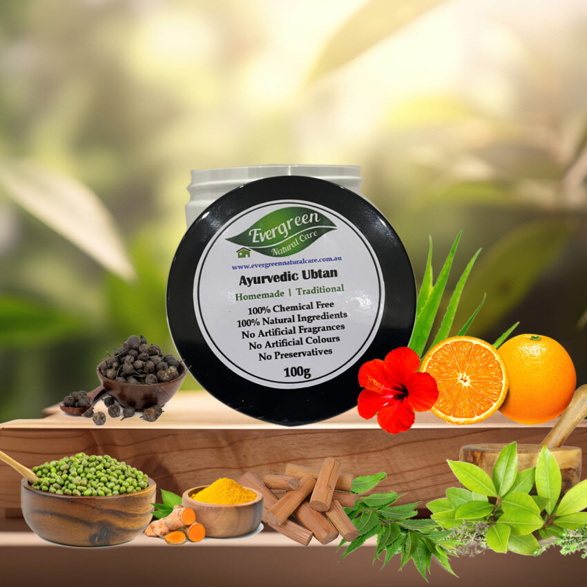 Ayurvedic Ubtan (100g) - Evergreen Natural Care